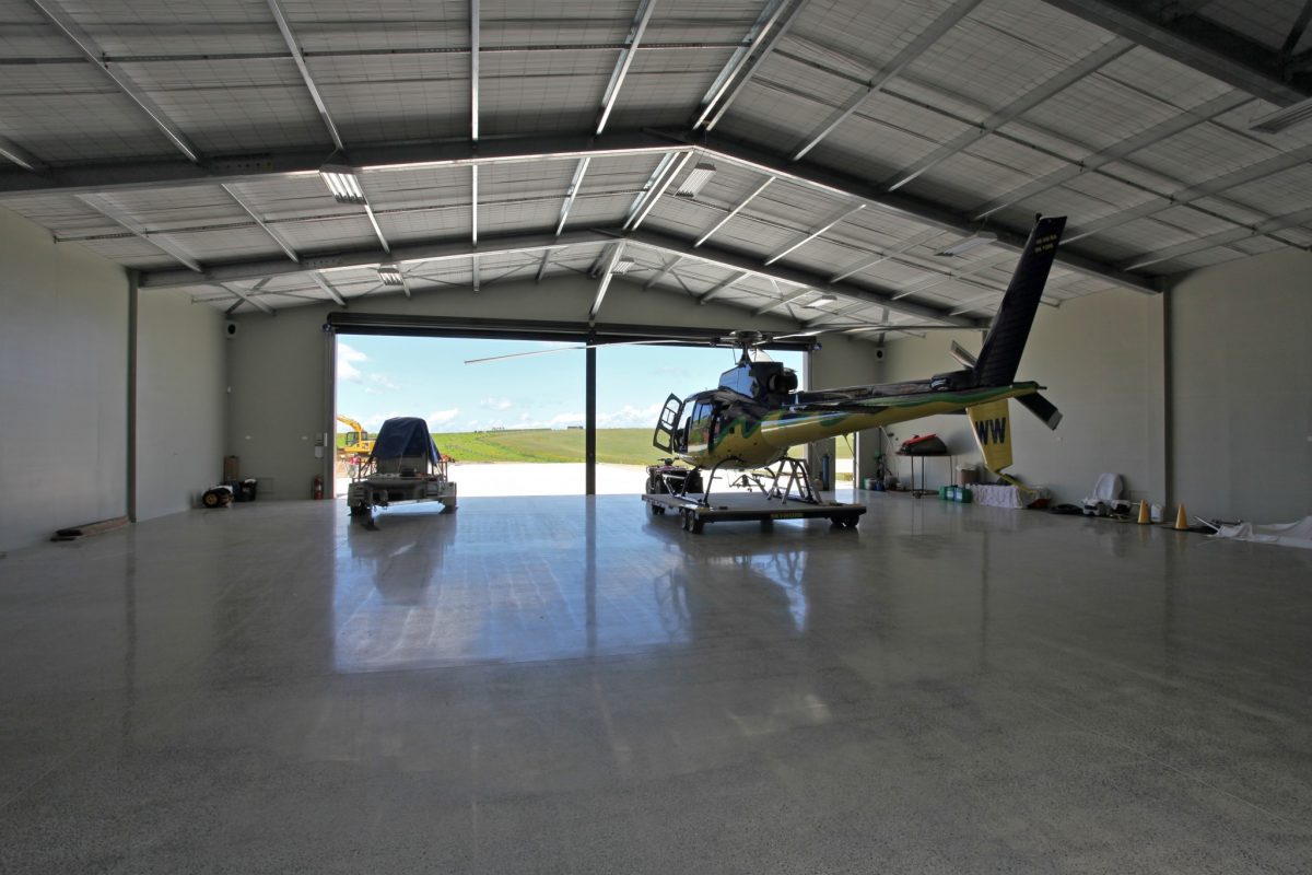 Skywork Helicopters | Steel Commercial Hangar | Coresteel